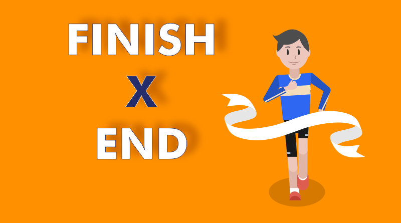 QUAL A DIFERENÇA ENTRE FINISH E END? | Inglês na sua Casa